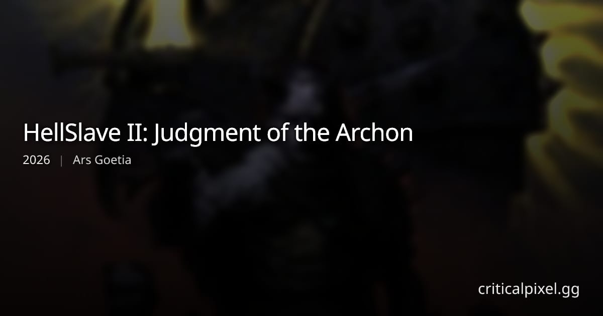 HellSlave II: Judgment of the Archon - Reviews & PC Benchmarks ...